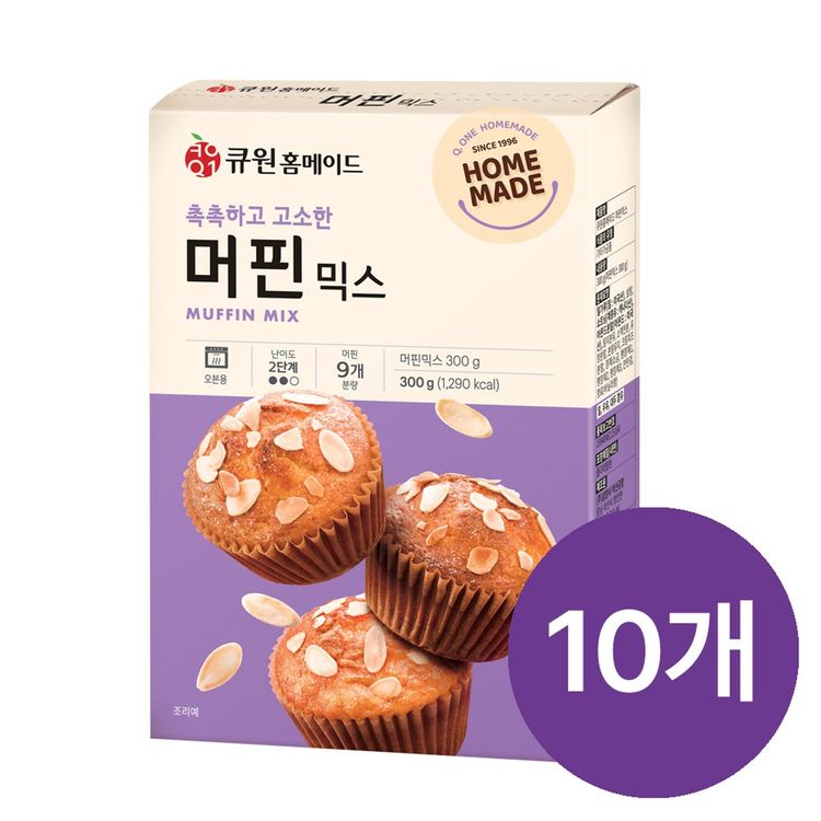 박스특가10개입 큐원 머핀믹스 한박스 오븐용 홈플러스 택배배송