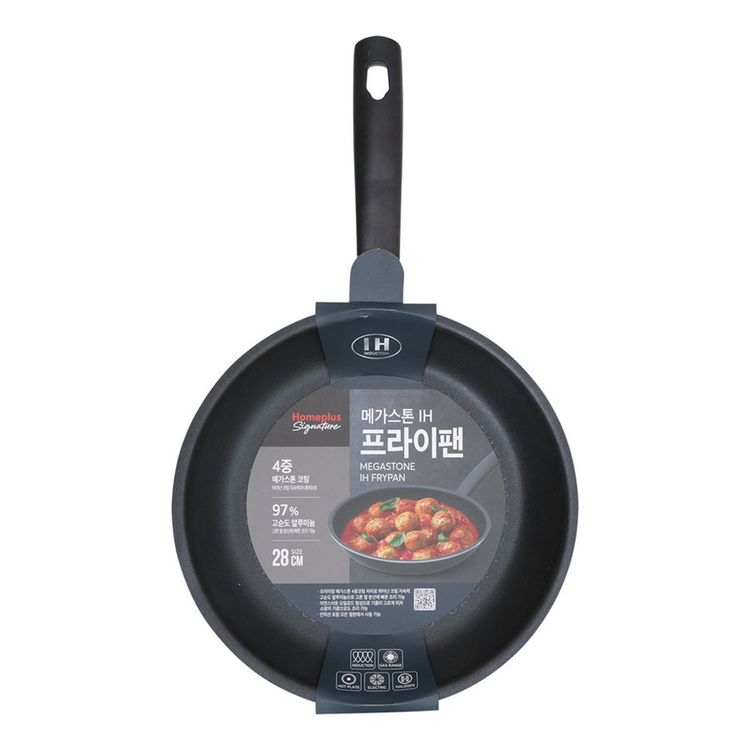 홈플러스시그니처 메가스톤 인덕션 겸용 프라이팬 28cm 홈플러스