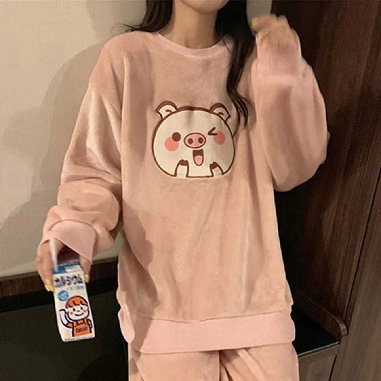 여자 홈웨어 겨울 극세사 부들이 잠옷 상하의 세트 홈플러스 택배배송