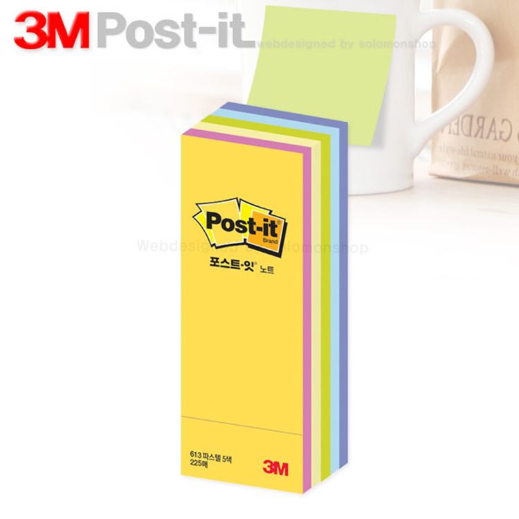 3m포스트잇 큐브노트 파스텔25x76mm 1패드225매쓰리엠포스트잇포스트잍 홈플러스 택배배송