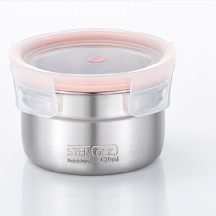 스텐락 퓨어 원형 밀폐용기4호 420ml 홈플러스 택배배송