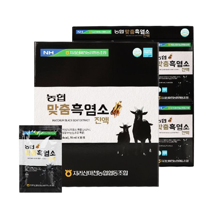 지리산마천농업협동조합 맞춤흑염소진액 70ml X 30포 홈플러스 택배배송