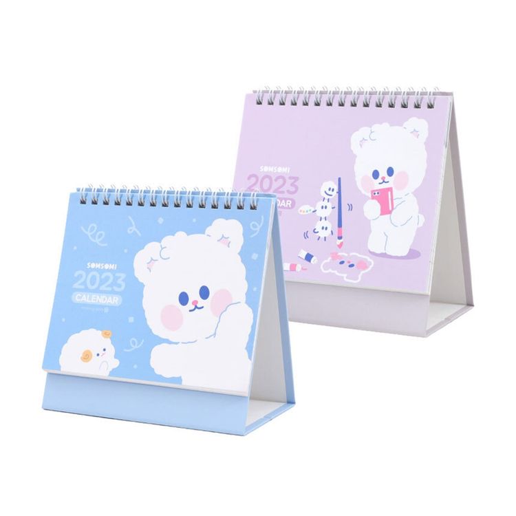 스쿨문구모닝글로리 디자인 스탠딩 캘린더 색상랜덤 다이어리 플래너 홈플러스 택배배송