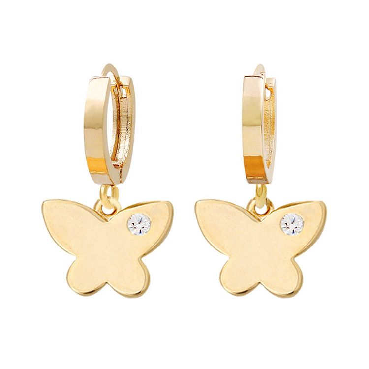 미니아트 14k Gold Pin 버터플라이 귀걸이 B1364 홈플러스 택배배송