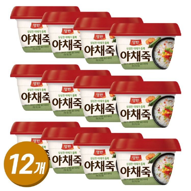 리미드 싱싱한 야채가 듬뿍 들어간 동원 양반 야채죽 12개입 홈플러스 택배배송