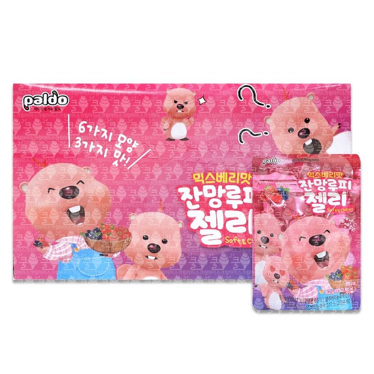 믹스베리맛 잔망루피 젤리 42g 1박스 8개입 홈플러스 택배배송