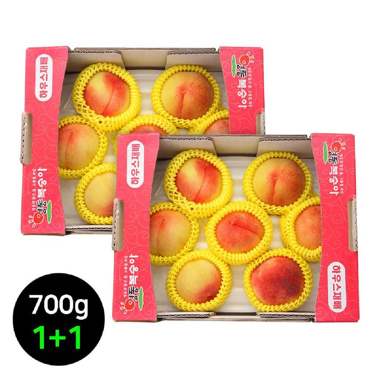 24년 햇복숭아 황도 산지직송 하우스 황도 복숭아 700g 11 홈플러스 택배배송