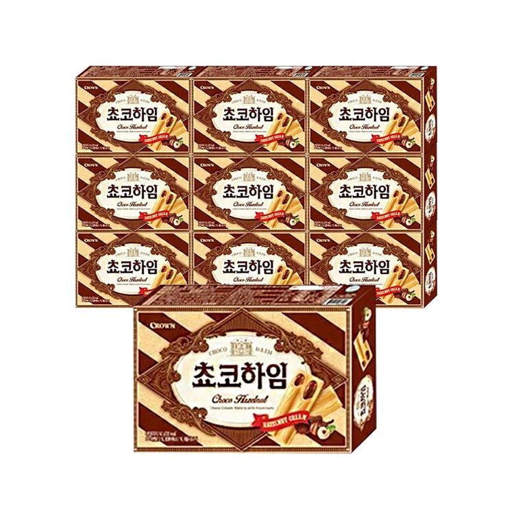 시선 크라운제과 쵸코하임142g X 10곽 홈플러스 택배배송