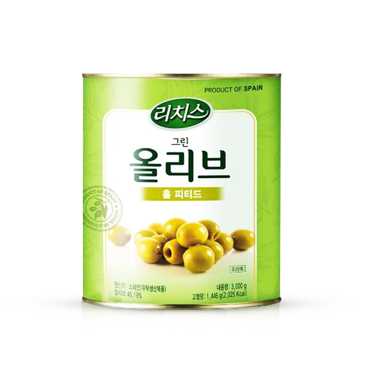리치스 그린올리브 홀 피티드 3kg 홈플러스 택배배송