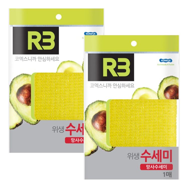 코멕스 R3 위생 망사수세미 1매입 X 2개 홈플러스 택배배송