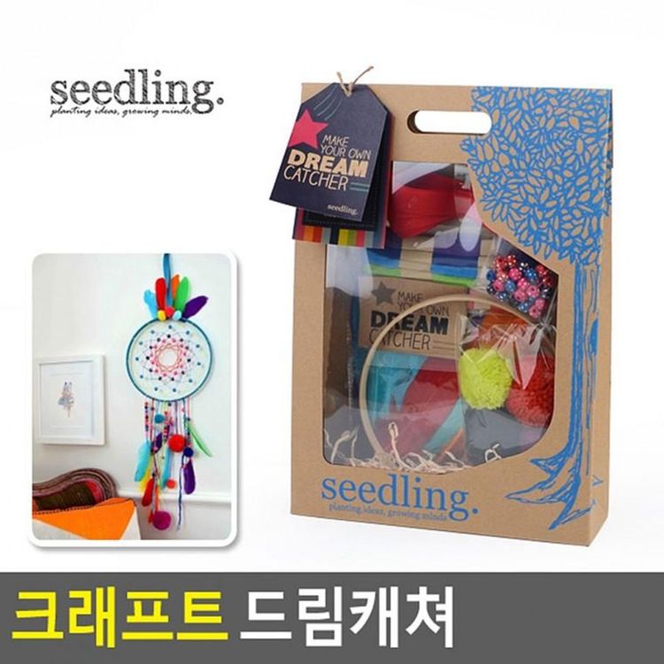 Seedling 크래프트 드림캐쳐 창작놀이 만들기 꾸미기놀이 아이디어놀이 만들기놀이 홈플러스 택배배송