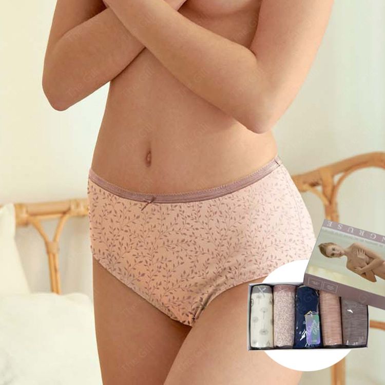 데일리 이너웨어 러빙에어 여성팬티5매입100 맥시팬티 하이웨스트 편한팬티 홈플러스 택배배송