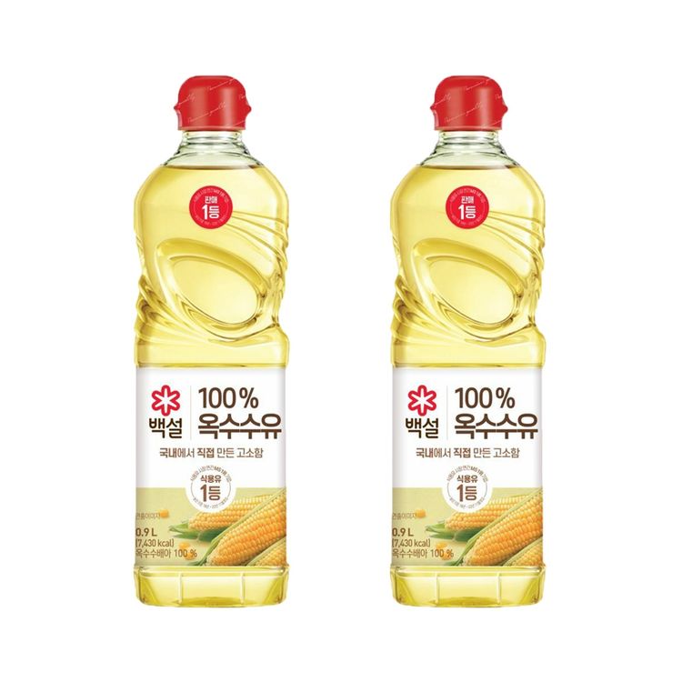 백설 옥수수유 900ml X2개 홈플러스 택배배송