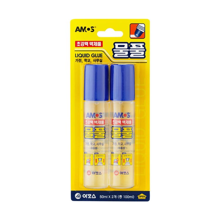 스쿨문구아모스 물풀 50ml 2개입 홈플러스 택배배송