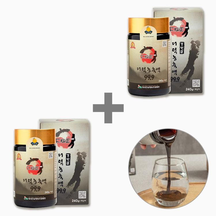 Hsj 국내산 더덕 저온 추출 농축액 세트 2팩 480g 홈플러스 택배배송