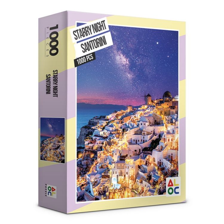 바보사랑 알록퍼즐1000피스 별밤의 산토리니 직소퍼즐 Al3015 홈플러스 택배배송