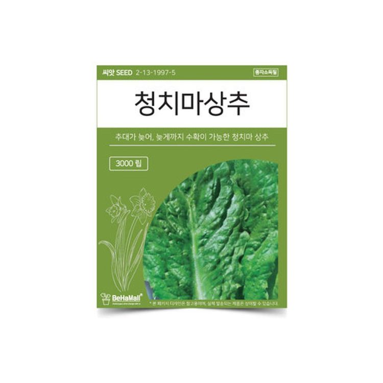베하몰 텃밭 채소 씨앗 청치마 상추 홈플러스 택배배송