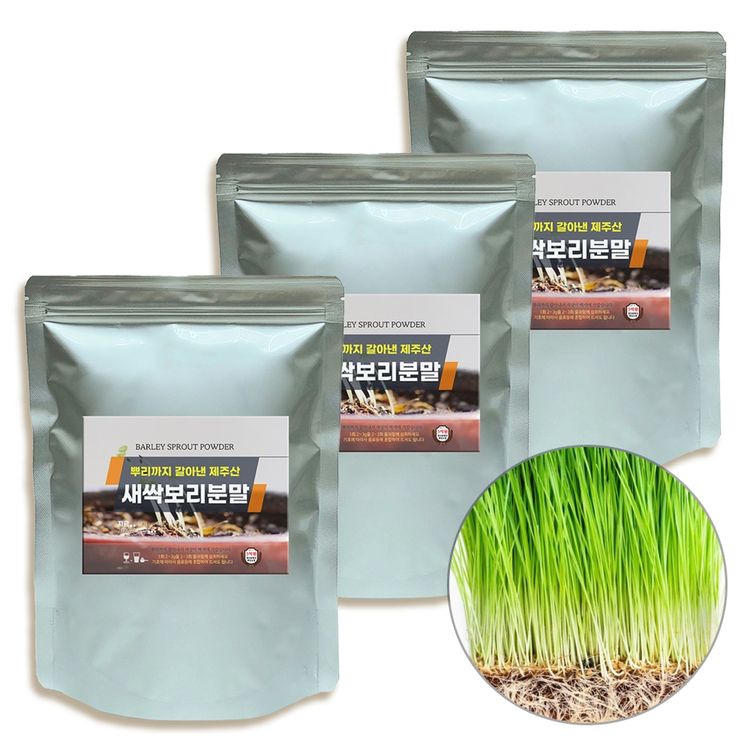 정든팜 제주산 뿌리까지듬뿍 새싹보리 분말 1500g 홈플러스 택배배송