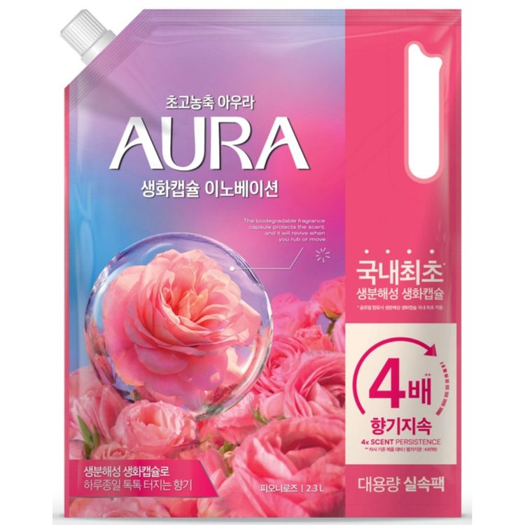 Lg생활건강 아우라생화캡슐 피오니로즈 리필 23l 홈플러스