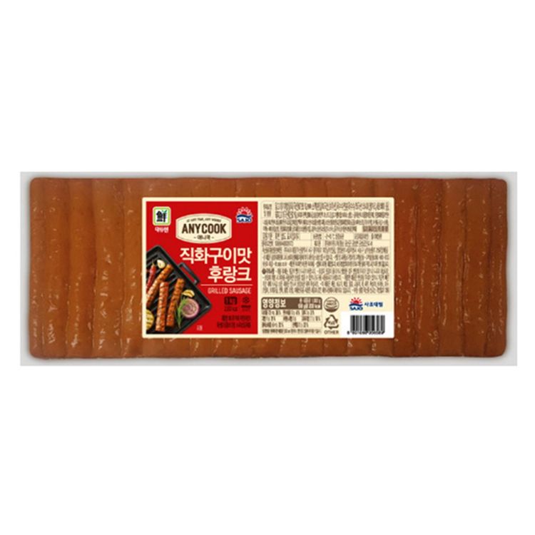 푸른들마켓 사조 애니쿡직화구이맛후랑크1kg 홈플러스 택배배송
