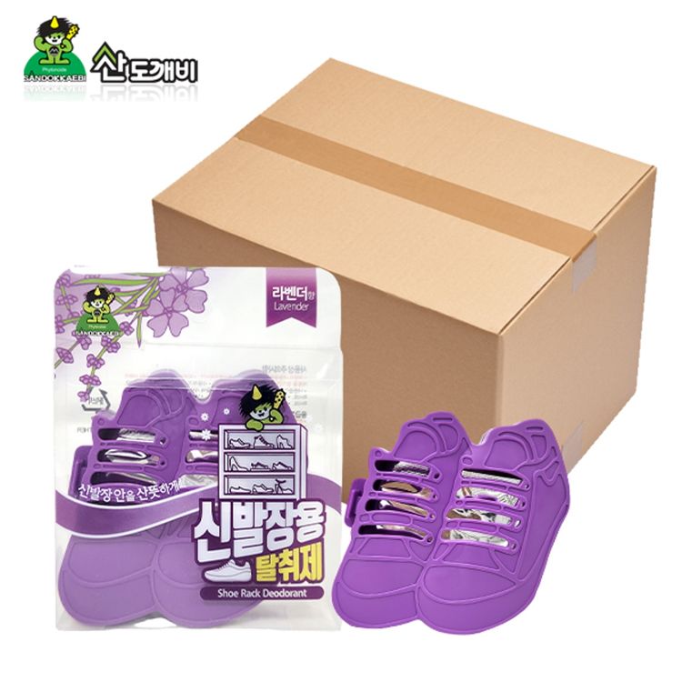 매직크린 신발장용 탈취제 라벤더향 한박스 24개입 홈플러스 택배배송