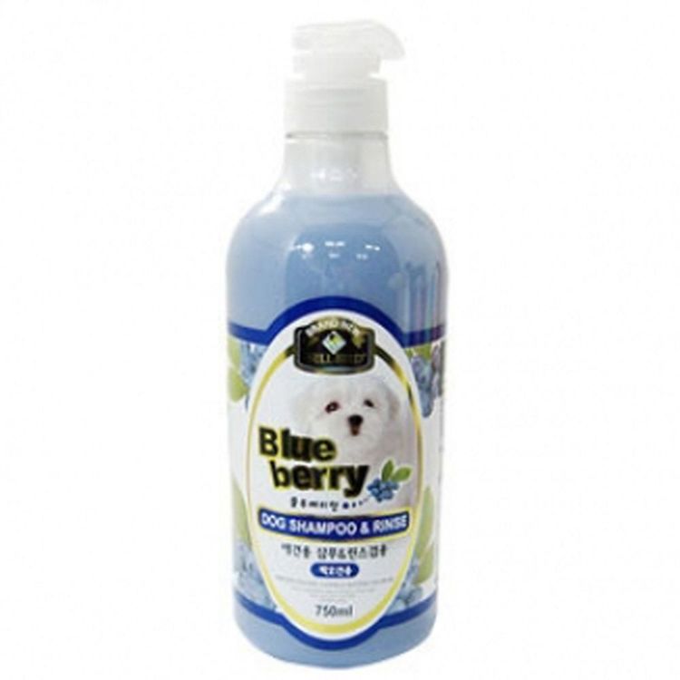 강아지샴푸린스 백모용 강아지목욕 블루베리향 샴푸린스겸용 750ml 홈플러스 택배배송