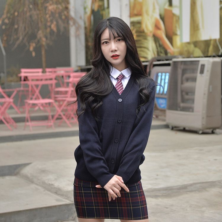 교복몰 네이비 롱 여자 교복가디건 교복구매 교복 교복조끼 학생가디건 교복가격 중학교교복 교 홈플러스 택배배송