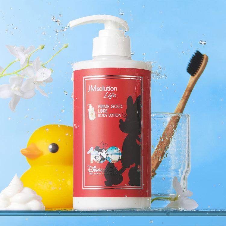 디즈니 100주년 한정판 제이엠솔루션라이프 프라임 골드 리브레 퍼퓸 바디로션 500ml 홈플러스 택배배송