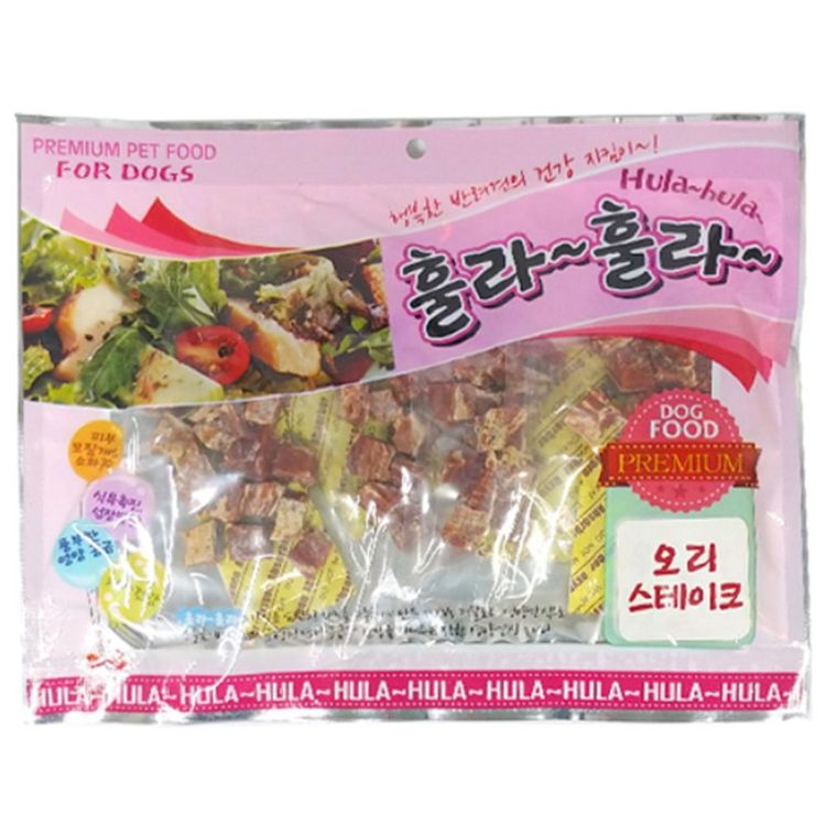 강아지 영양 간식 오리 스테이크 큐브 300g 1p 스낵 홈플러스 택배배송