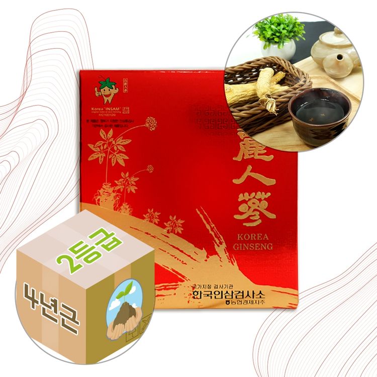 Gsday 고려 백삼 피직 4년근 인삼 2등급 25편 300g 홈플러스 택배배송