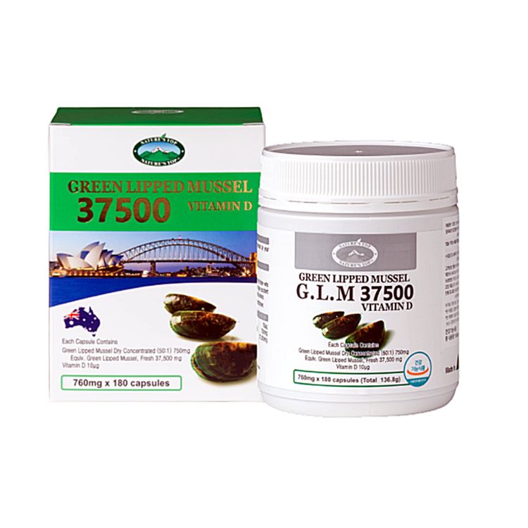 뉴질랜드 초록홍합 초록잎홍합 초록입 네이쳐스탑 37500mg 그린 푸른 180캡슐 홈플러스 판매자택배