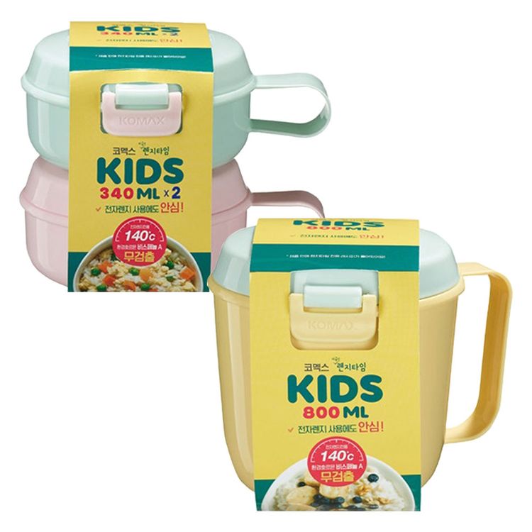 코멕스 렌지타임 키즈밥용기 340ml 2개입 스프용기 800ml 홈플러스 택배배송