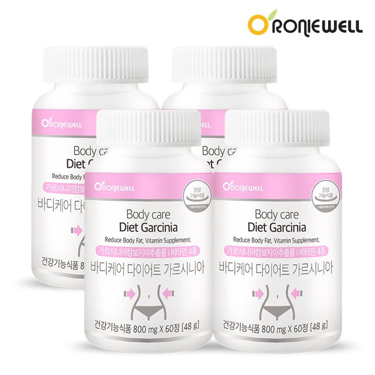 로니웰 바디케어 다이어트 가르시니아 800mg 60정 4개 4개월분 홈플러스 택배배송