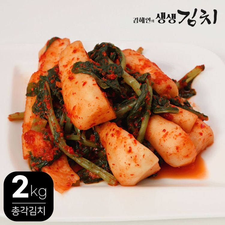 김혜연의 생생김치 국내산 100 무김치 총각김치 2kg 홈플러스 택배배송