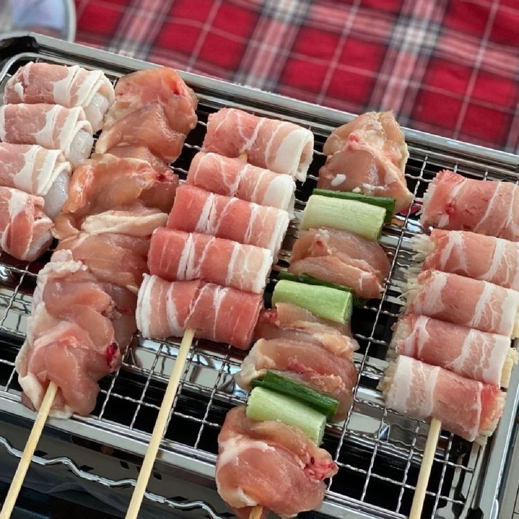 수제 국내산 파닭꼬치 500g 5꼬치 간편요리 캠핑요리 홈플러스 택배배송