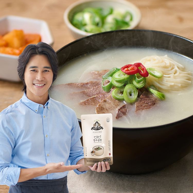 대디푸드 한우곰탕 500g X5팩 한우양지포함 100한우사골무방부제무조미료 건강식 홈플러스 택배배송