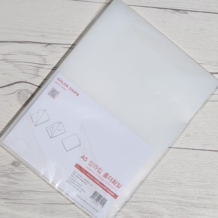 청운 Color Chip A5 Mini 고투명 L홀더 100매10팩 홈플러스 택배배송
