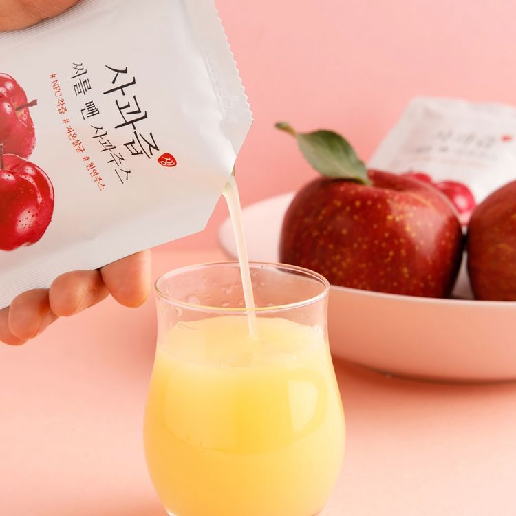 하늘곳간씨를 뺀 사과주스 천연주스 장수사과즙 110ml 20팩 홈플러스 택배배송