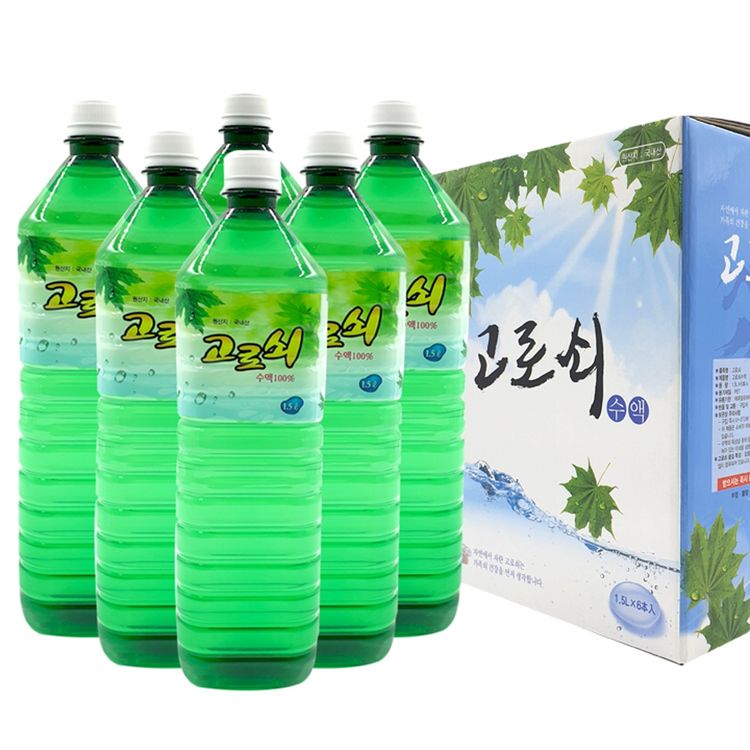 지리산뱀사골 고로쇠수액 9l 15lx6병 홈플러스 택배배송