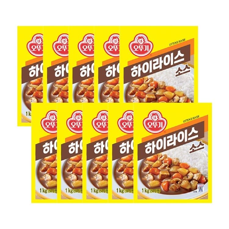 하이라이스 소스 1kg 10개 즉석조리용 간편조리용 하이라이스 덮밥소스 즉석식품 간편식 간 홈플러스 택배배송
