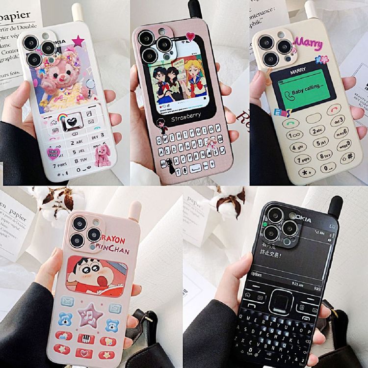 갤럭시 S25 플러스 울트라 귀여운 캐릭터 감성 레트로 슬림 실리콘 전화기 안테나 케이스 홈플러스 택배배송
