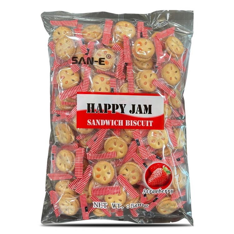 해피잼 샌드위치 비스킷 500g 스트로베리맛 홈플러스 택배배송