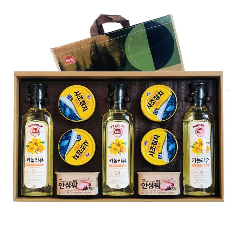 사조 선물세트 Nh호 참치 카놀라유 햄 추석 설 선물 식품선물세트 직원선물 선물세트 식용유 홈플러스 택배배송