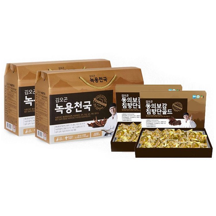 New 김오곤 녹용천국 1박스 30포동의보감침향단 골드30환홍삼 녹용 침향 홈플러스 택배배송
