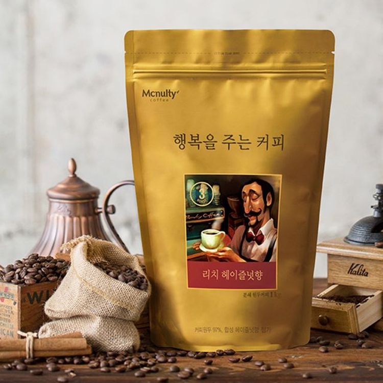 드립 원두 분쇄 리치 헤이즐넛 행복을 주는 커피 1kg 홈플러스 택배배송