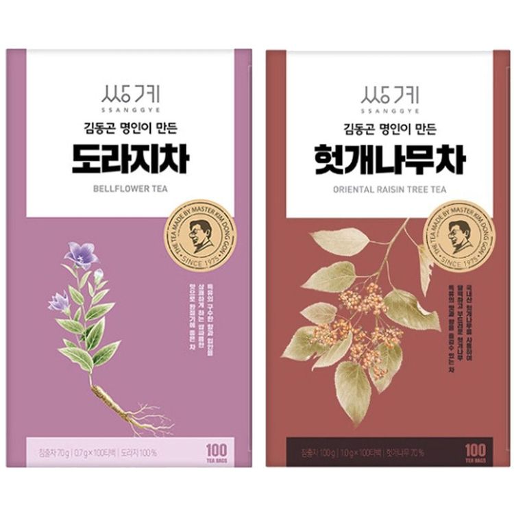 쌍계 도라지차 100t 헛개나무차 100t 홈플러스 택배배송