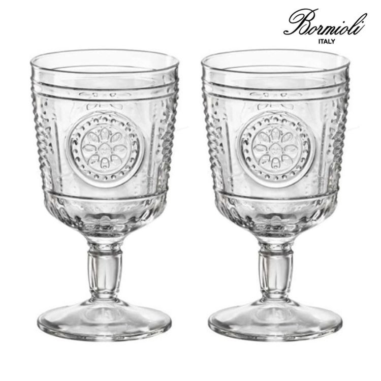 보르미올리 고블렛잔 320ml 2p세트 와인잔 맥주 주스 글라스 홈카페유리컵 집들이선물 요 홈플러스 택배배송
