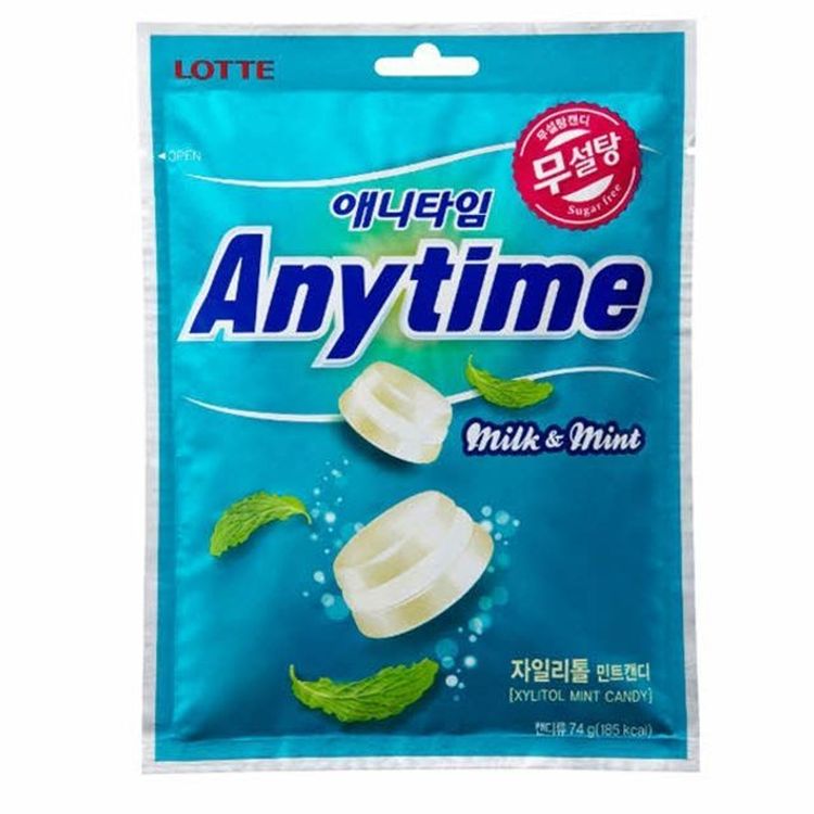 롯데 애니타임 밀크민트 185g 홈플러스 택배배송