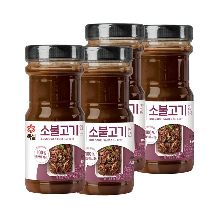 백설 소불고기양념 840g X4개 홈플러스 택배배송