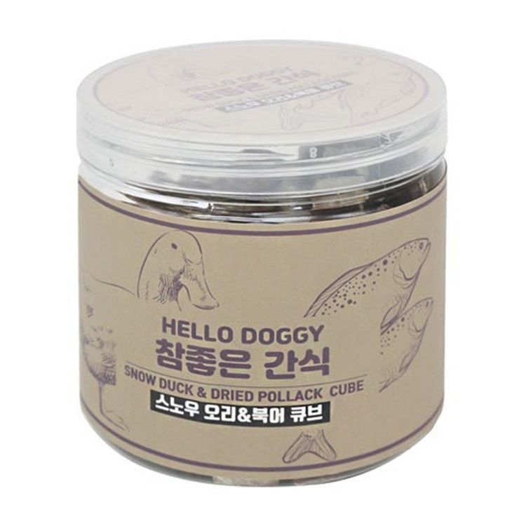 D18 참좋은간식 스노우 오리 북어 큐브150g 홈플러스 택배배송